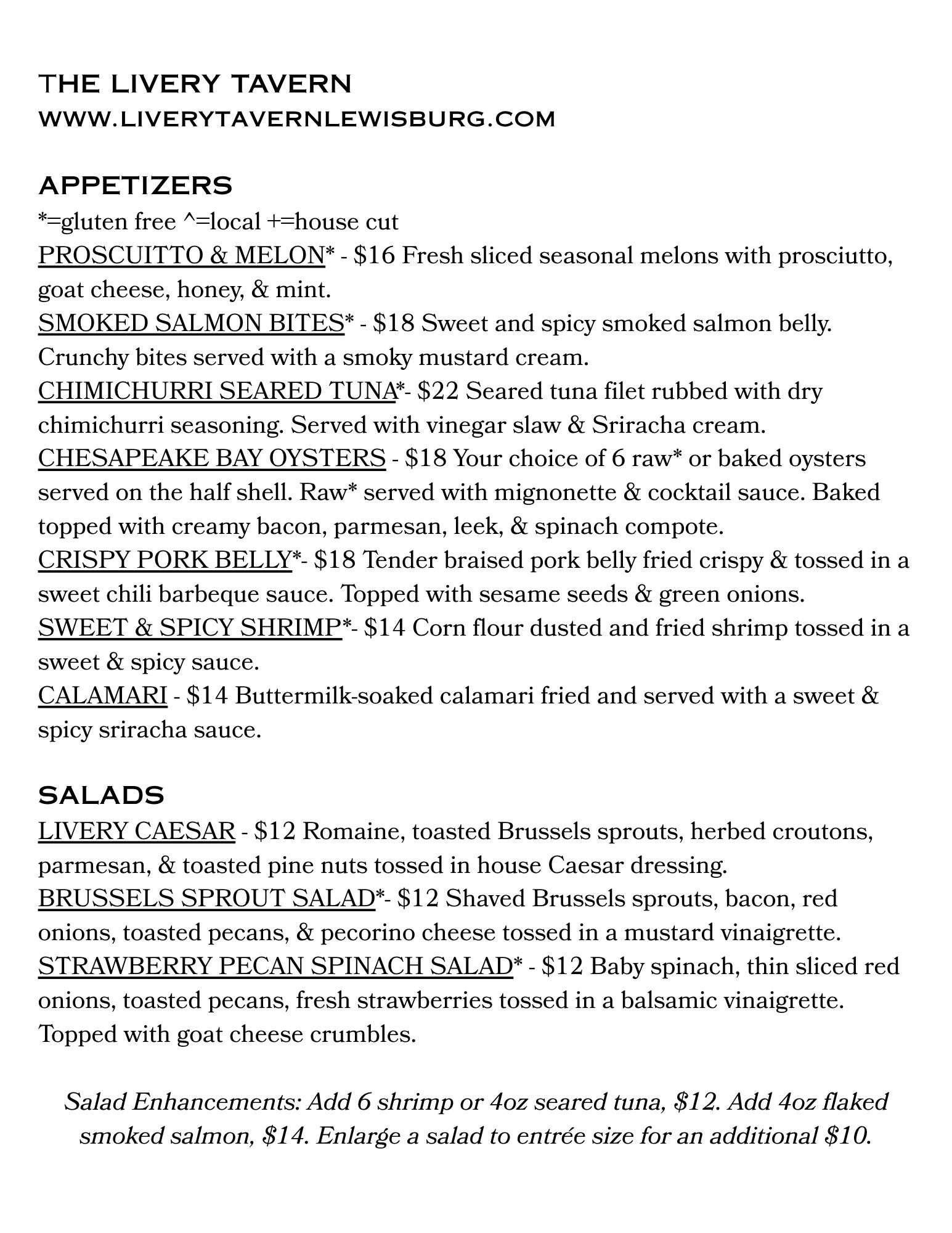 Eat — Livery Tavern