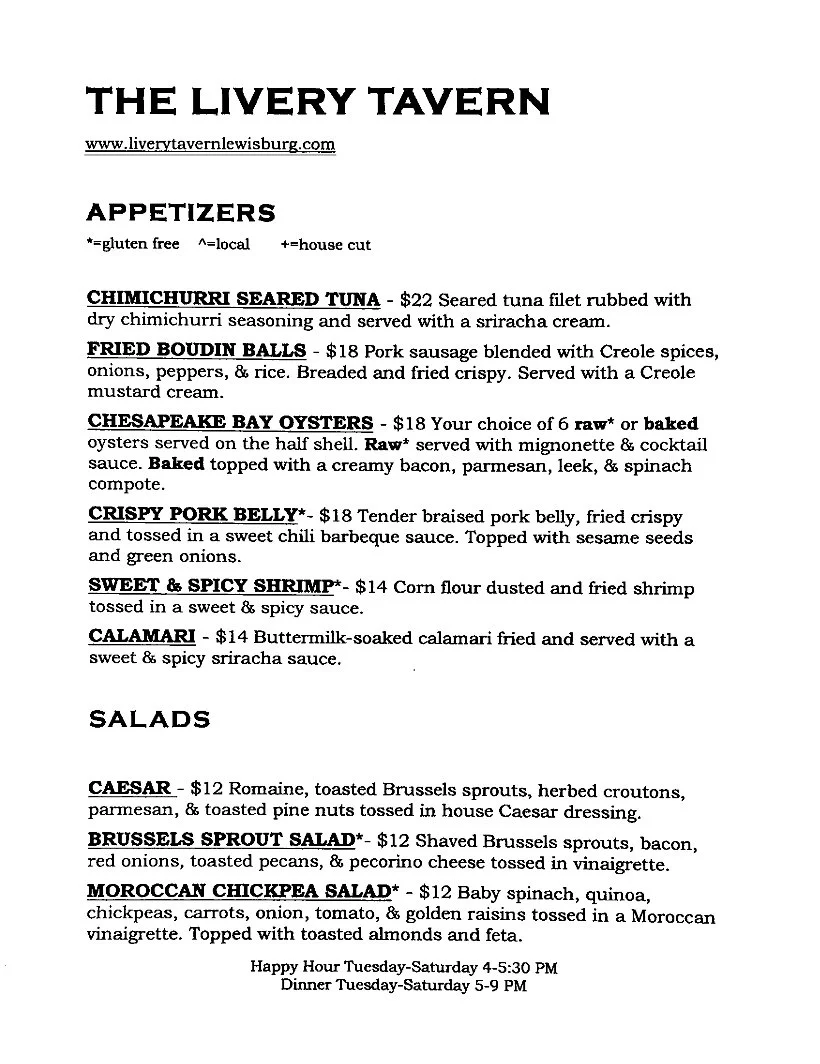 Eat — Livery Tavern