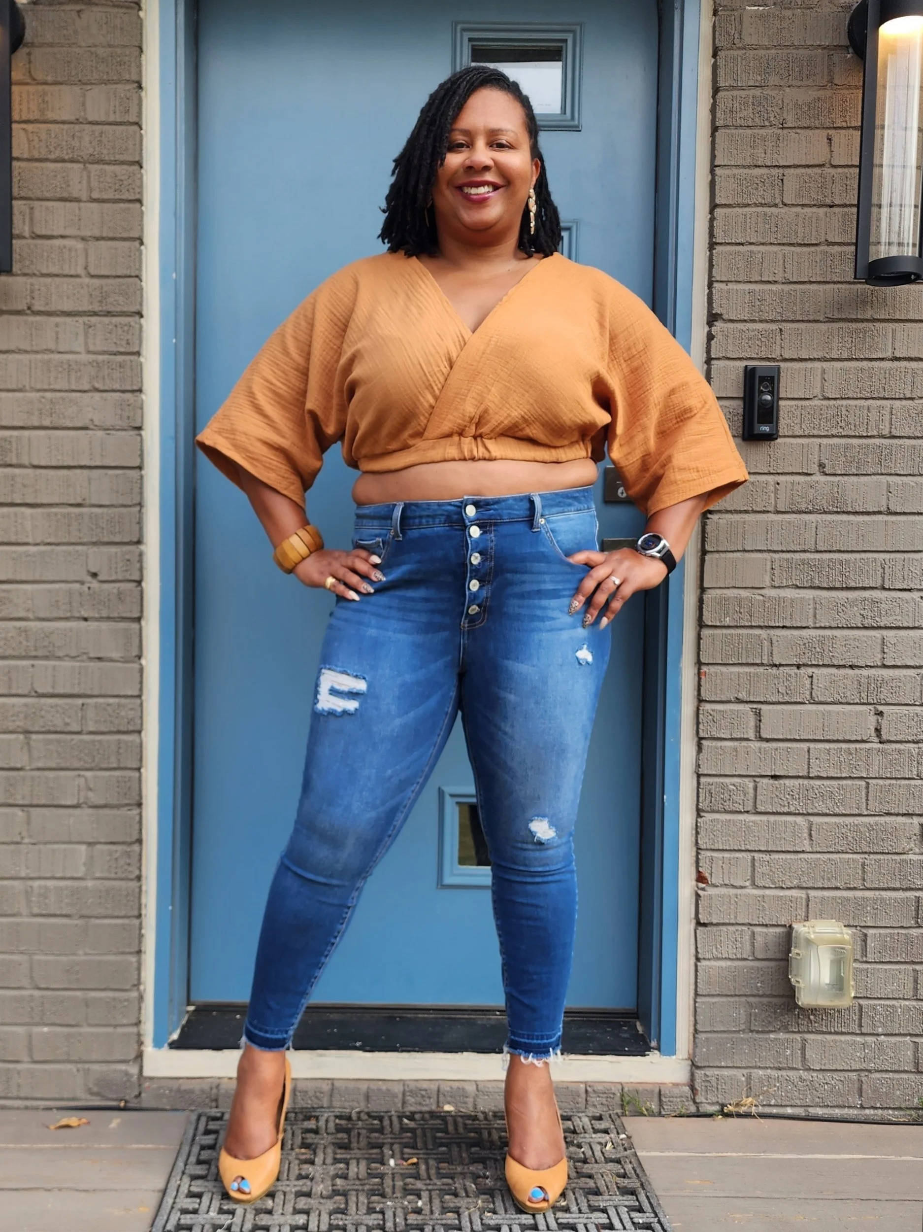 Cropped Wrap Top: Unfettered Patterns 1004 — TipStitched