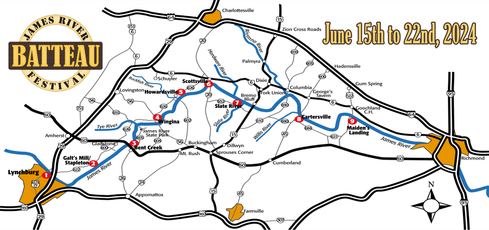 James River Batteau Festival — Virginia Canals and Navigations Society