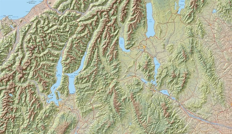 Custom Framed NZ Maps — The 45th Degree