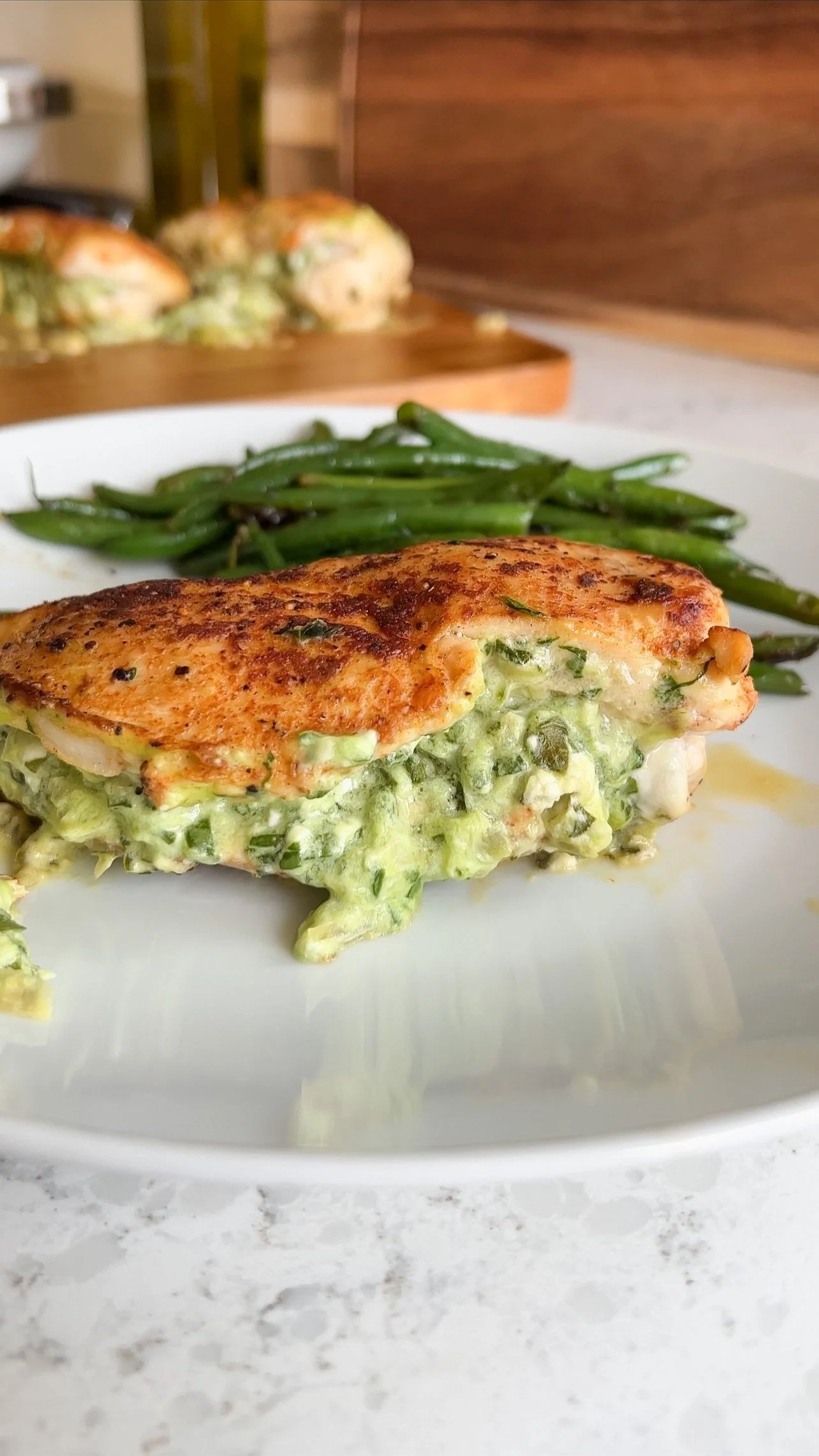 Spinach Artichoke Stuffed Chicken — Cailee Eats
