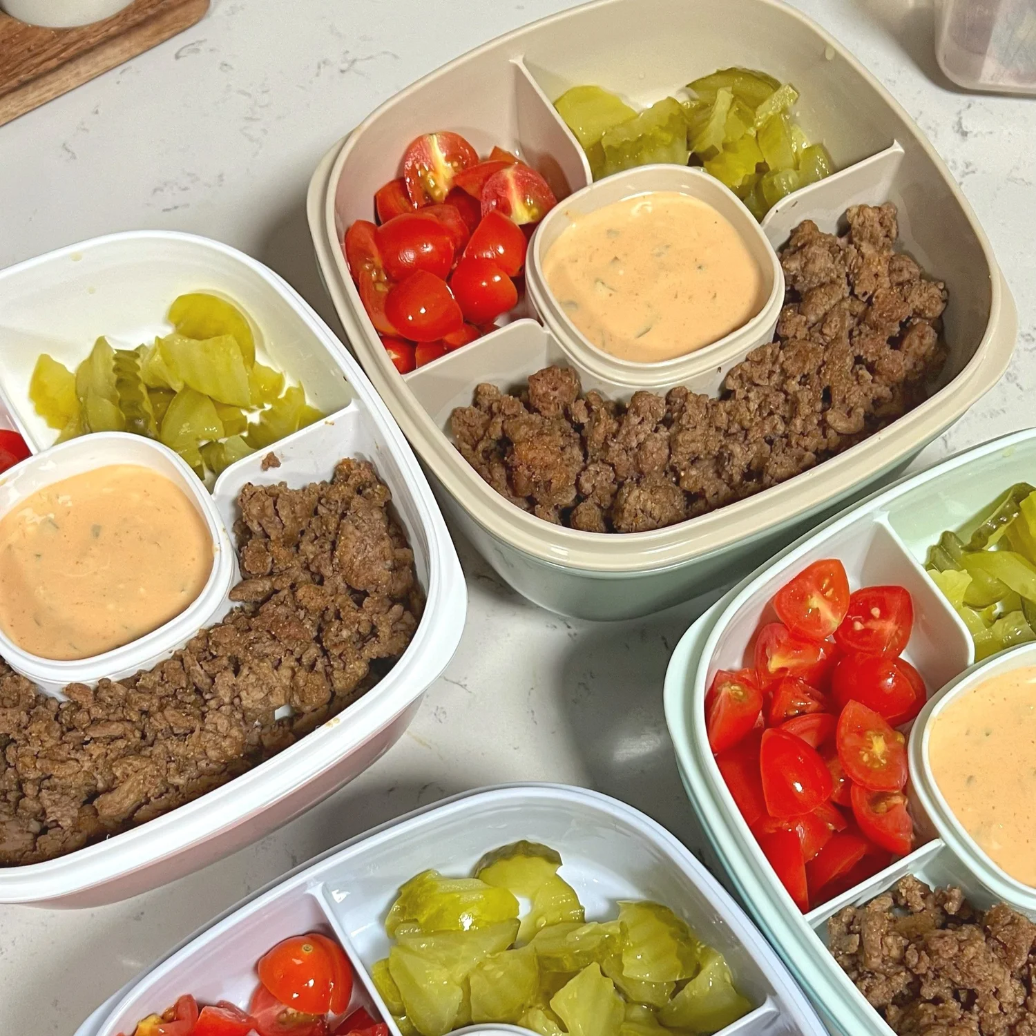 Weekly Meal Prep: October 30th, Burger Bowls, Crispy breakfast potatoes ...