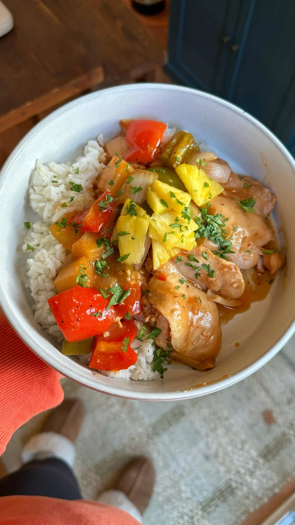 Crockpot Pineapple Chicken & Coconut Rice — Cailee Eats