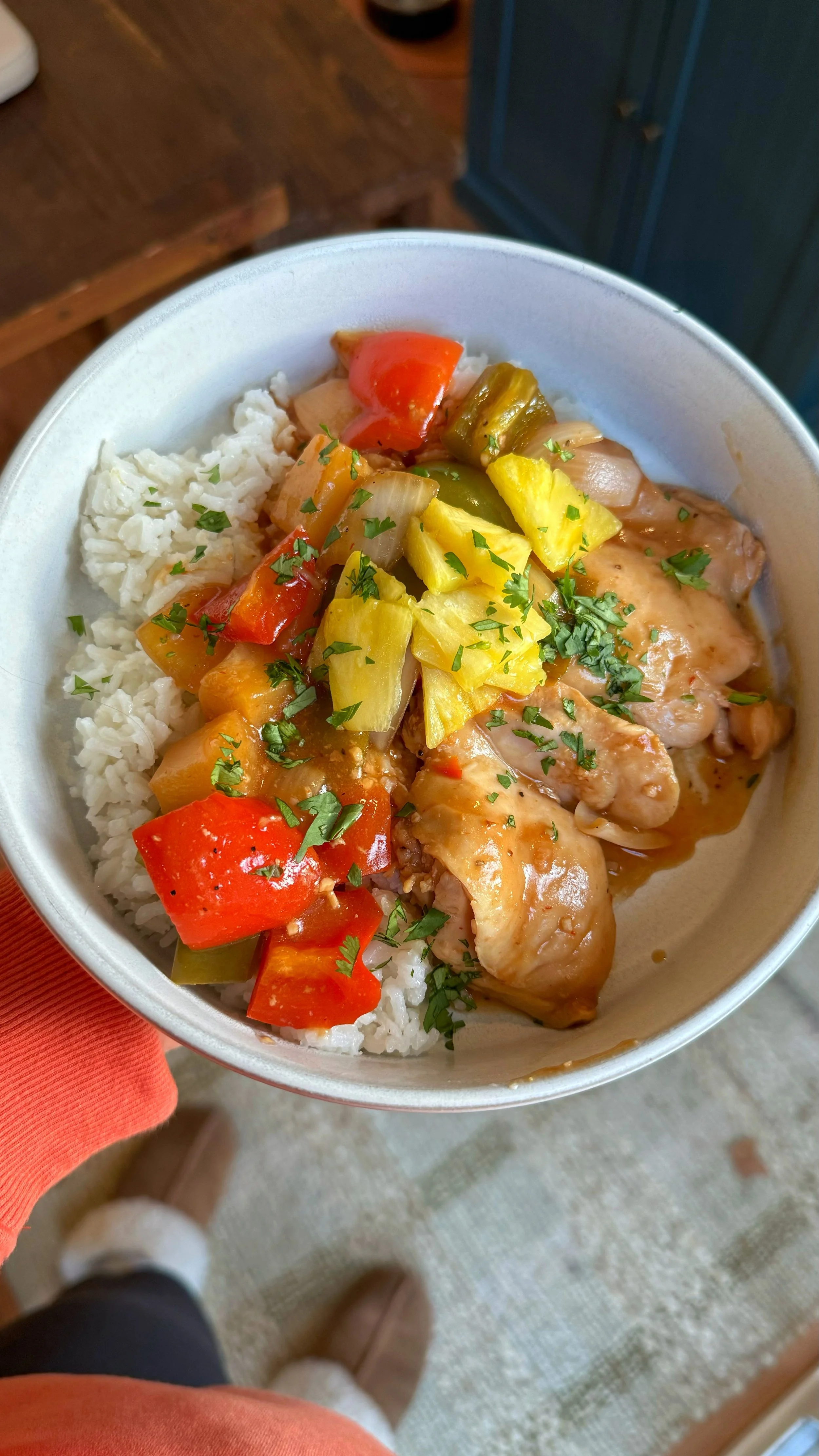 Crockpot Pineapple Chicken & Coconut Rice — Cailee Eats