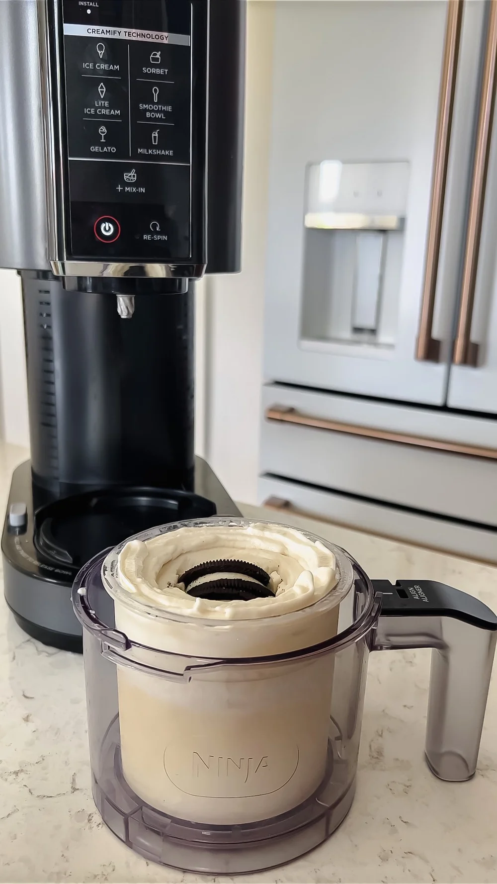 Ninja Creami Oreo Protein Ice Cream — Cailee Eats