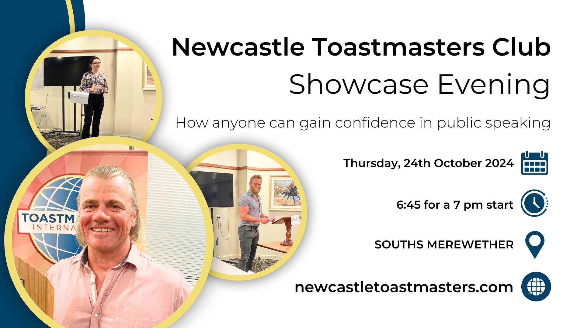 Showcase Evening 24th October 2024 — Newcastle Toastmasters Club