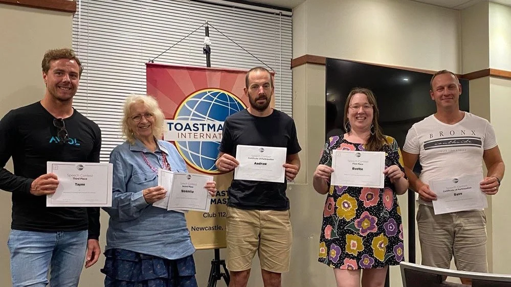 Speech Contests — Newcastle Toastmasters Club
