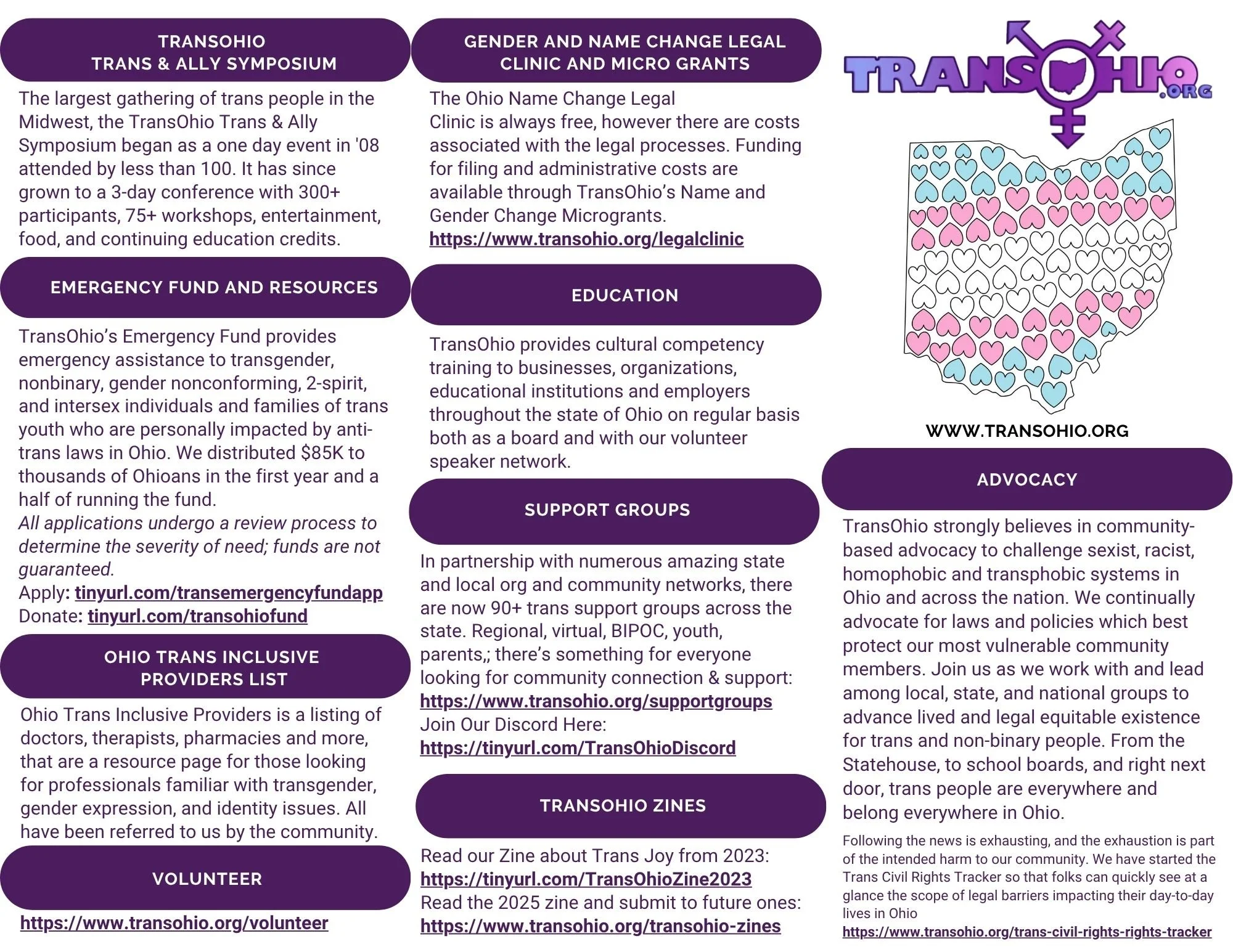 Informational Documents — TransOhio