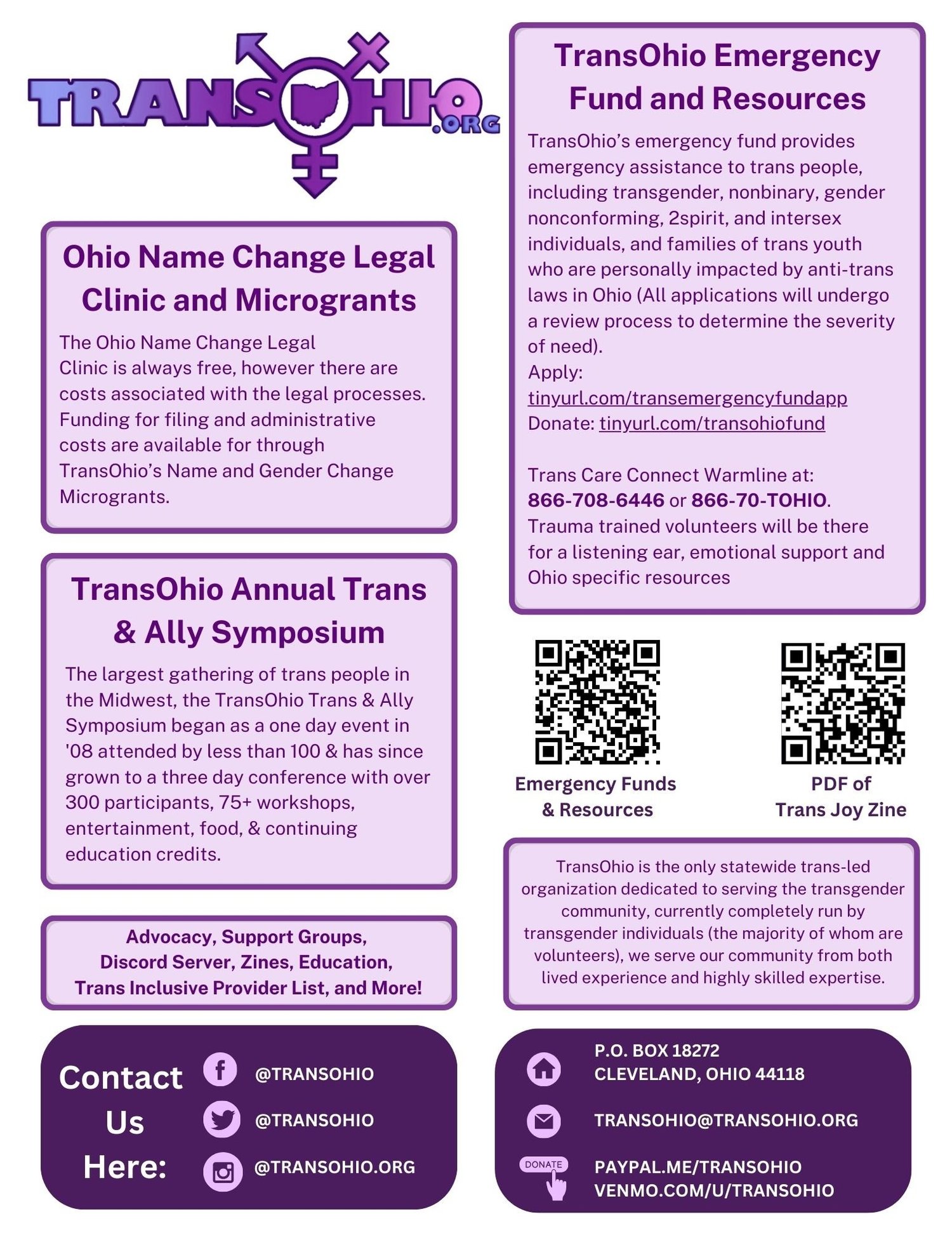 Informational Documents — TransOhio
