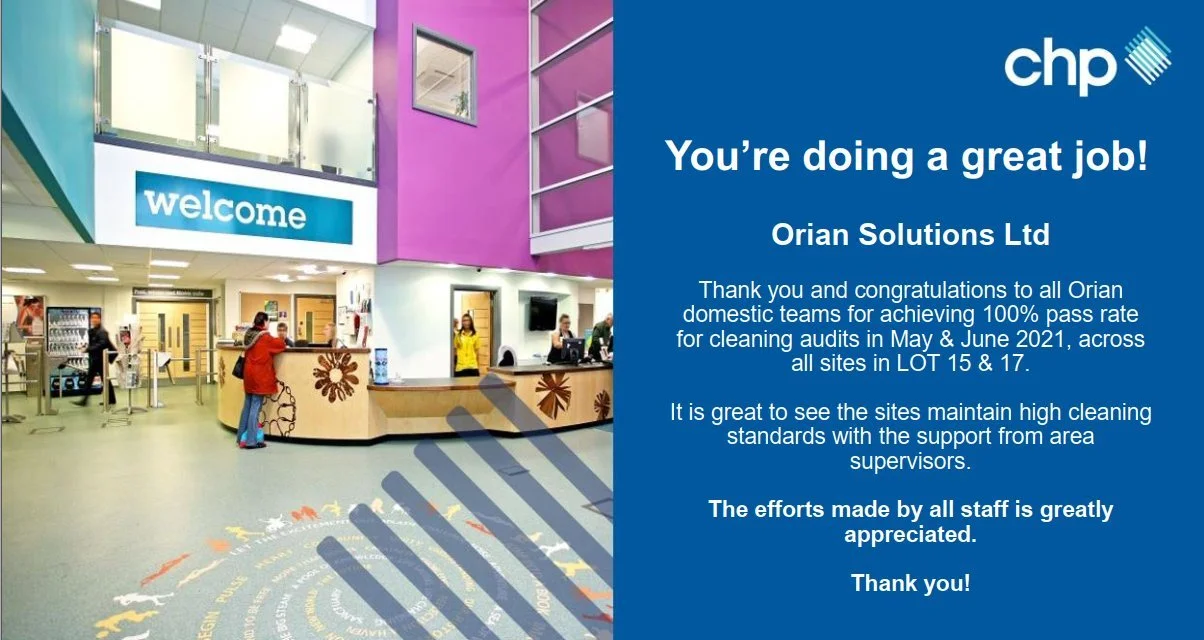 Healthcare Cleaning — Orian Solutions