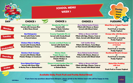 Primary School Catering — Orian Solutions