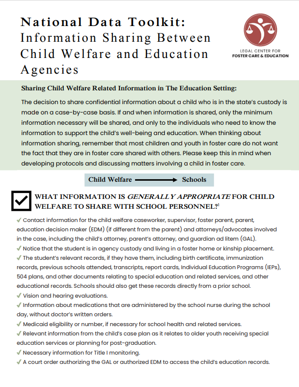 National Data Toolkit — Legal Center for Foster Care & Education