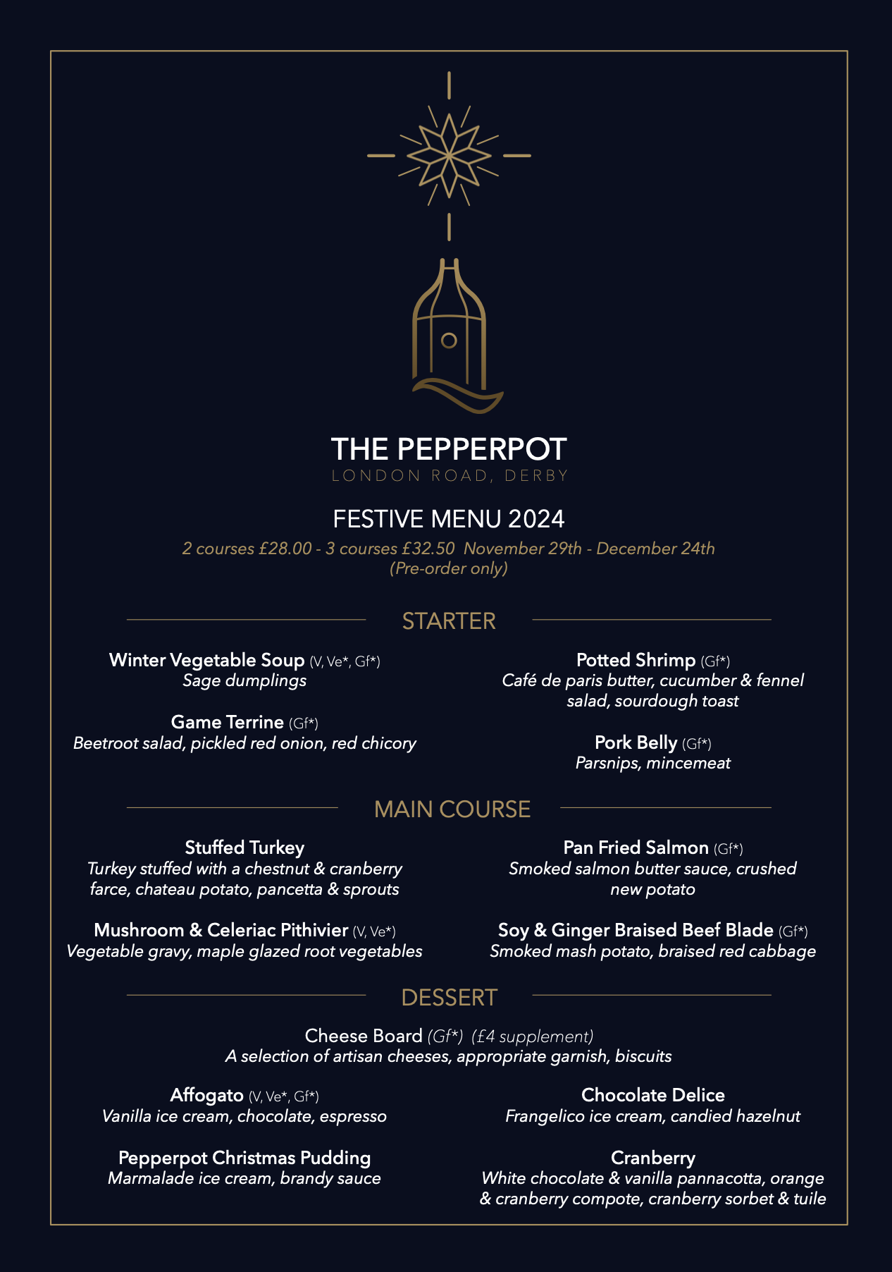 The Pepperpot Restaurant & Bar, Derby