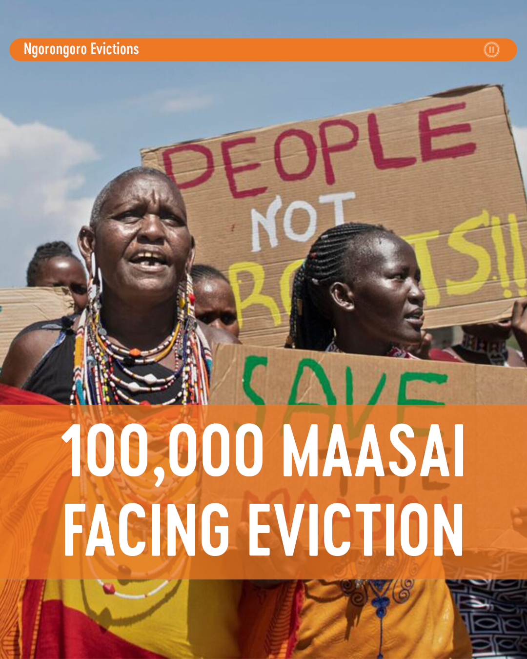 Maasai Evictions — Preservation Pause