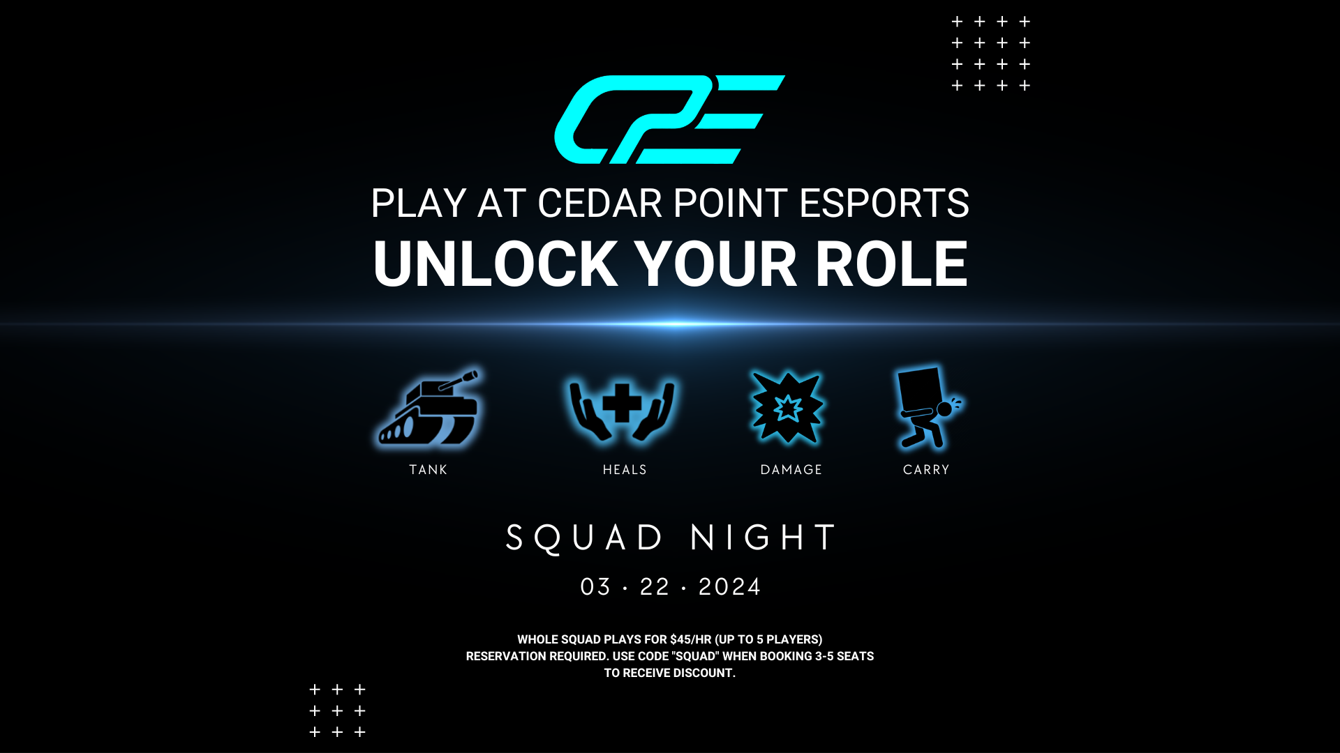 Squad Night — CEDAR POINT ESPORTS
