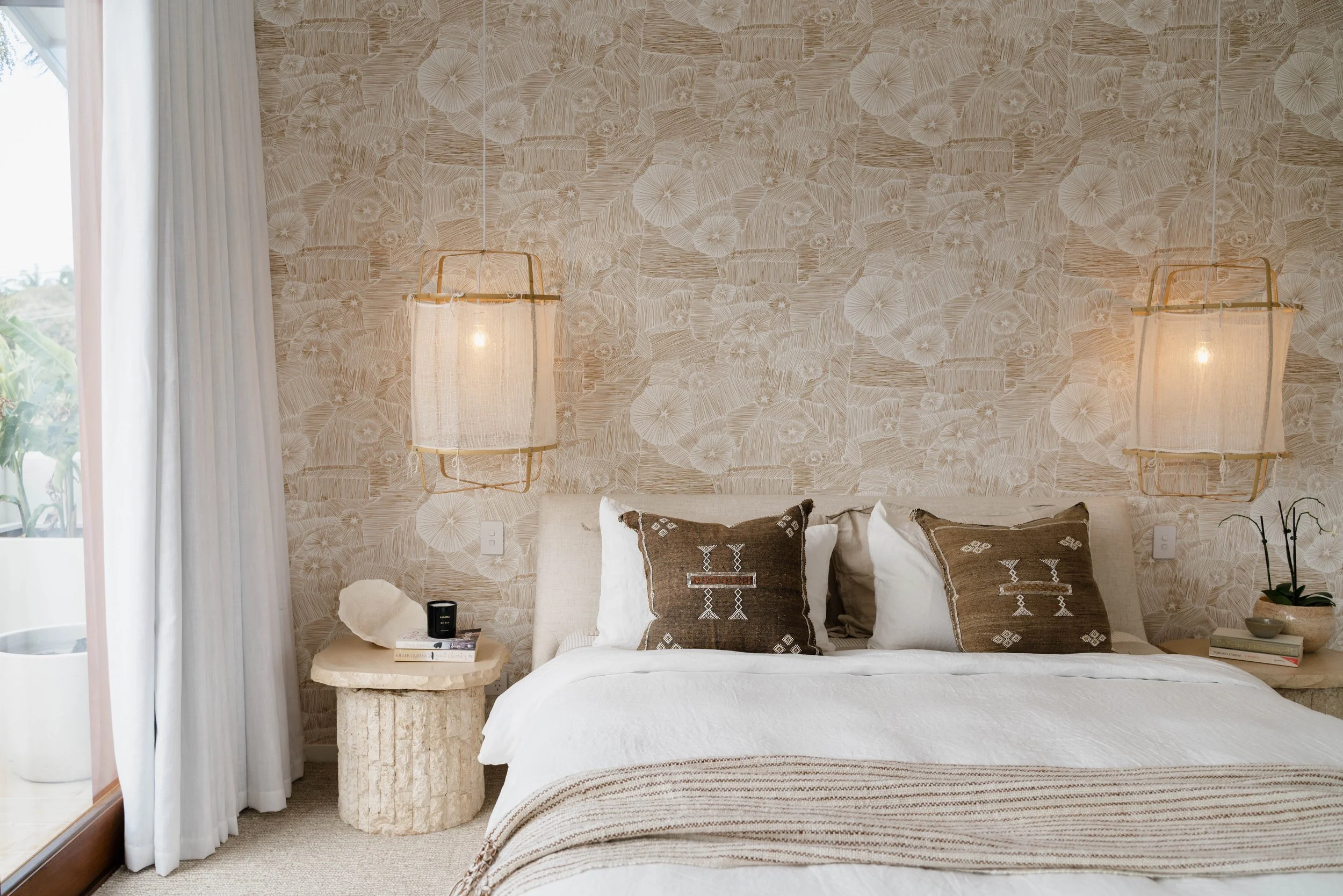 Samudra House (Byron Bay) — The Papered Room by Kate Swinson, hand ...