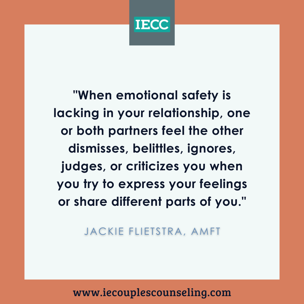 5 Steps to Get Emotional Safety In Your Relationship — IE Couples ...