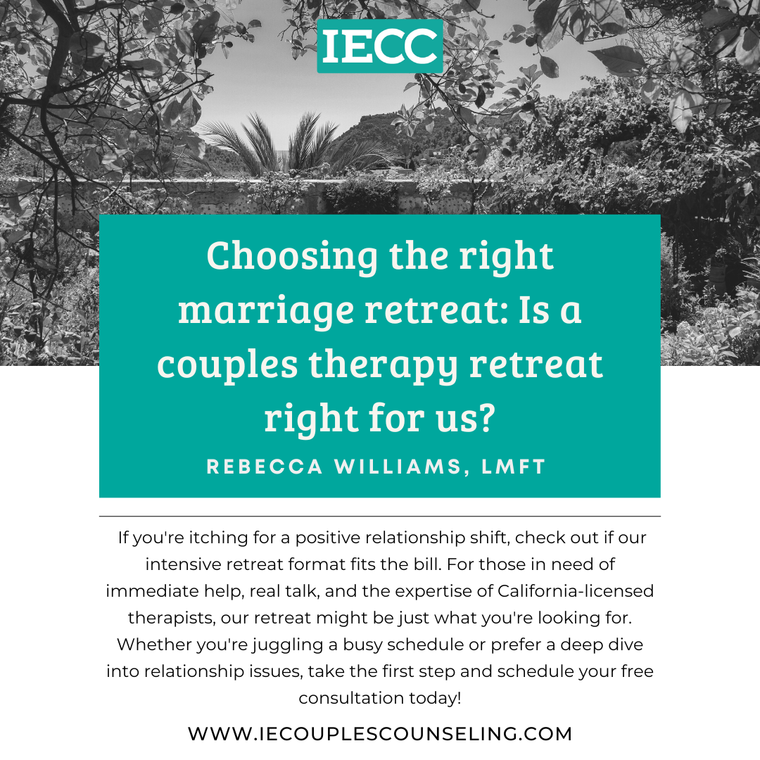 Choosing the right marriage retreat in California: Is a couples therapy ...
