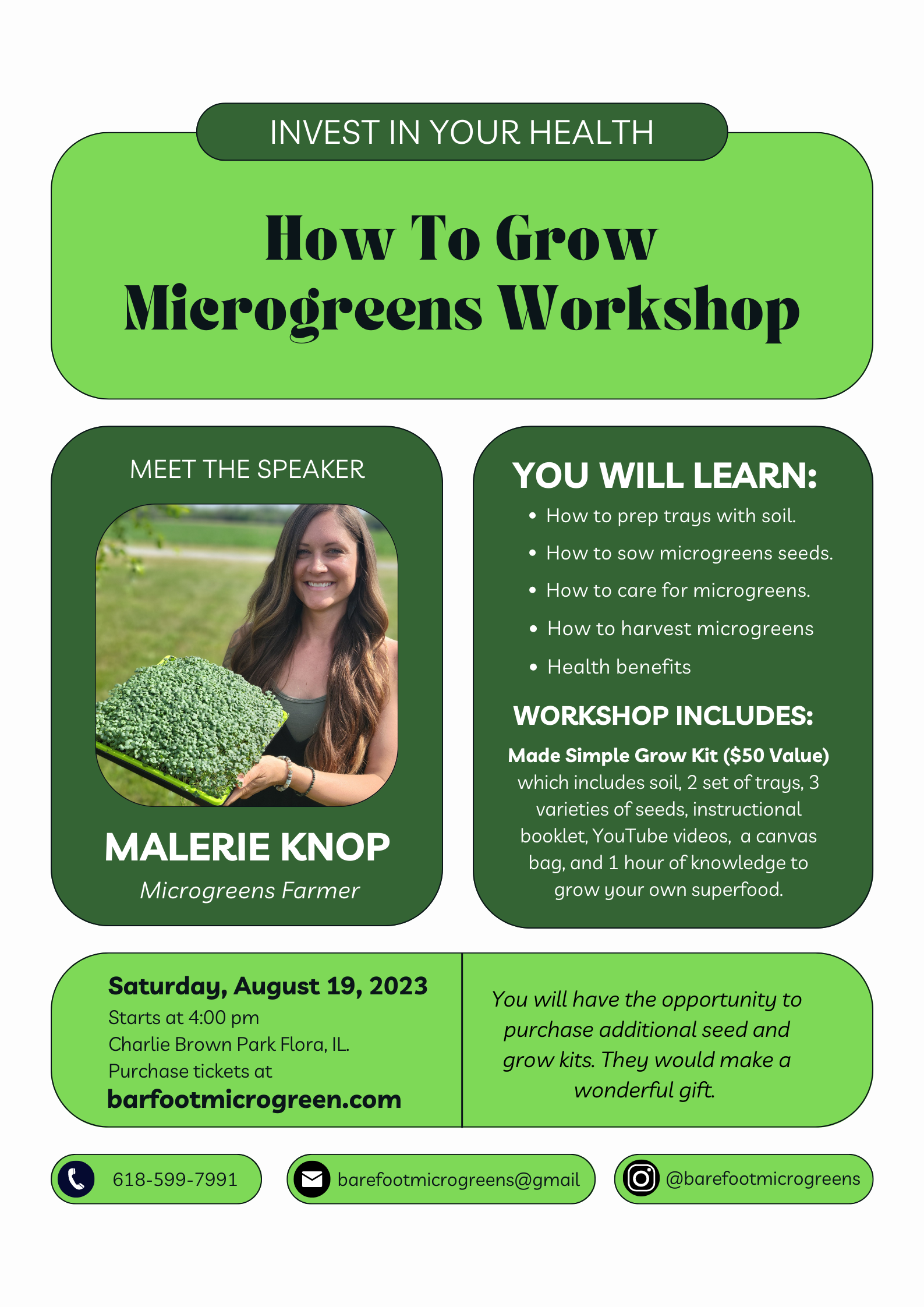 SHOP NOW — Barefoot Microgreens