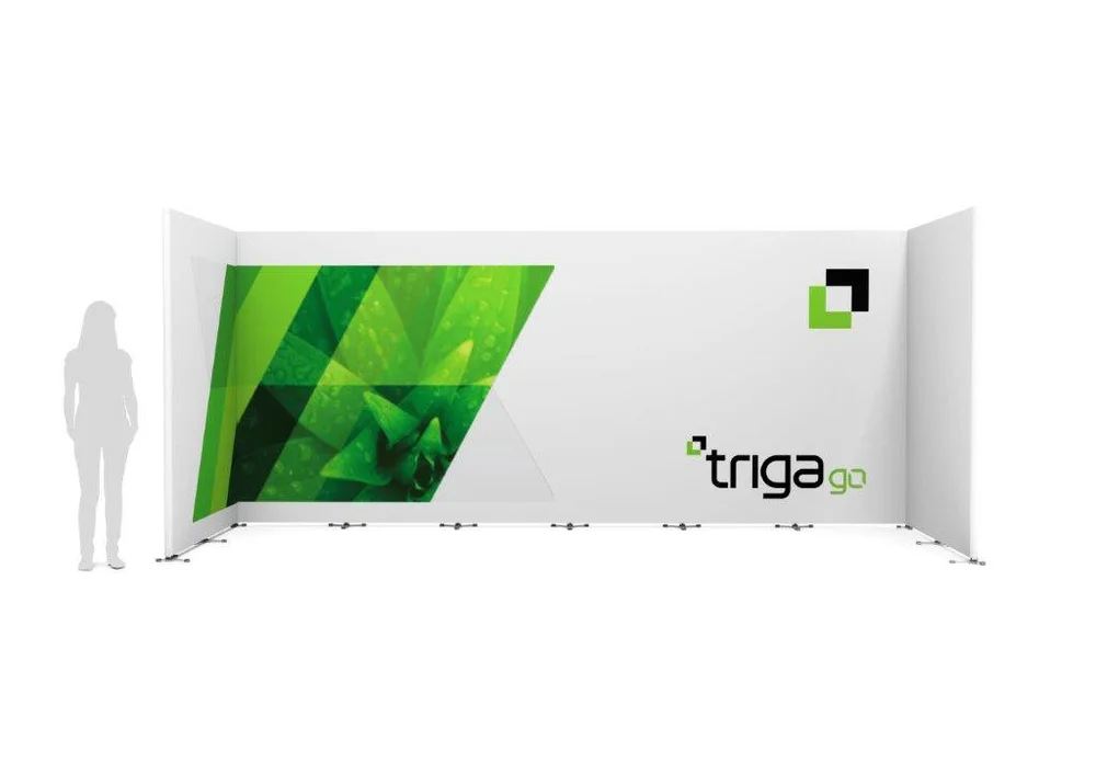 TRIGA® Go - A Lightweight Modular Display System. No Tools.