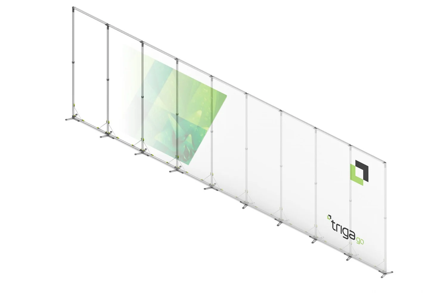 TRIGA® Go - A Lightweight Modular Display System. No Tools.