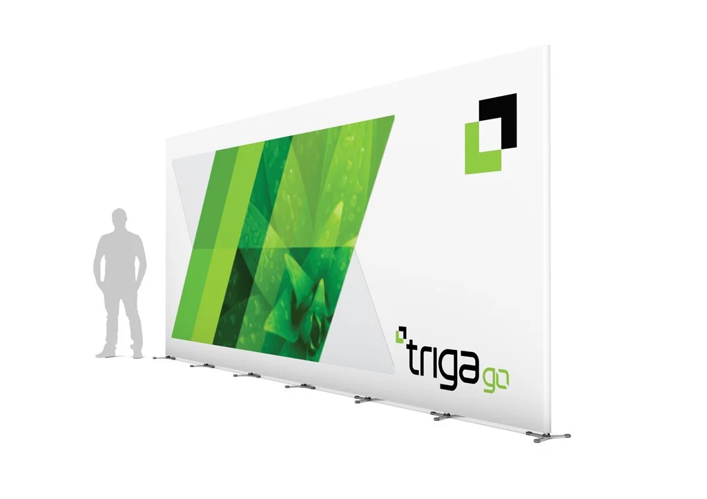 TRIGA® Go - A Lightweight Modular Display System. No Tools.