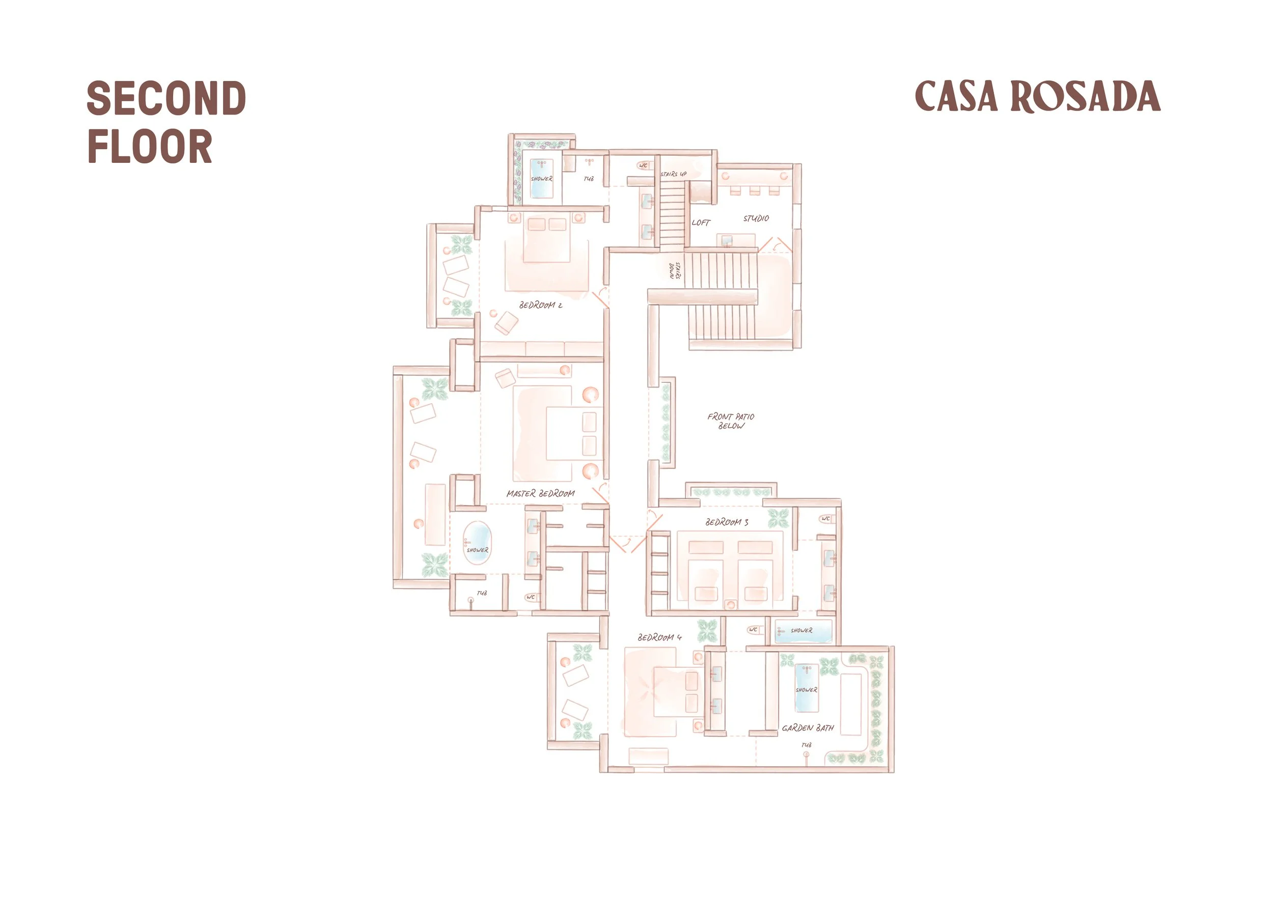 Floor Plans — Casa Rosada