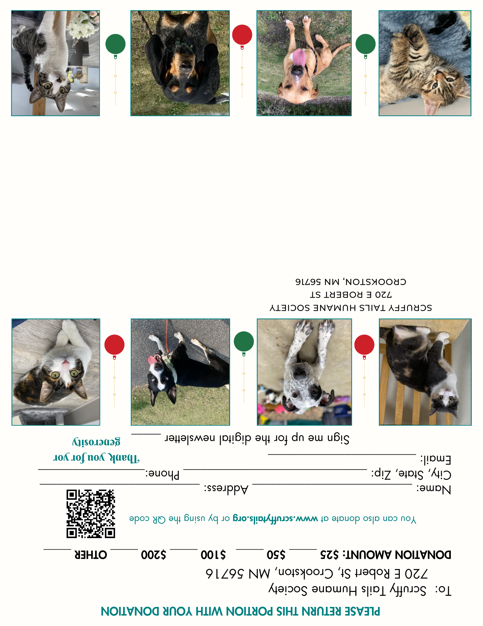 Newsletter — Scruffy Tails Humane Society