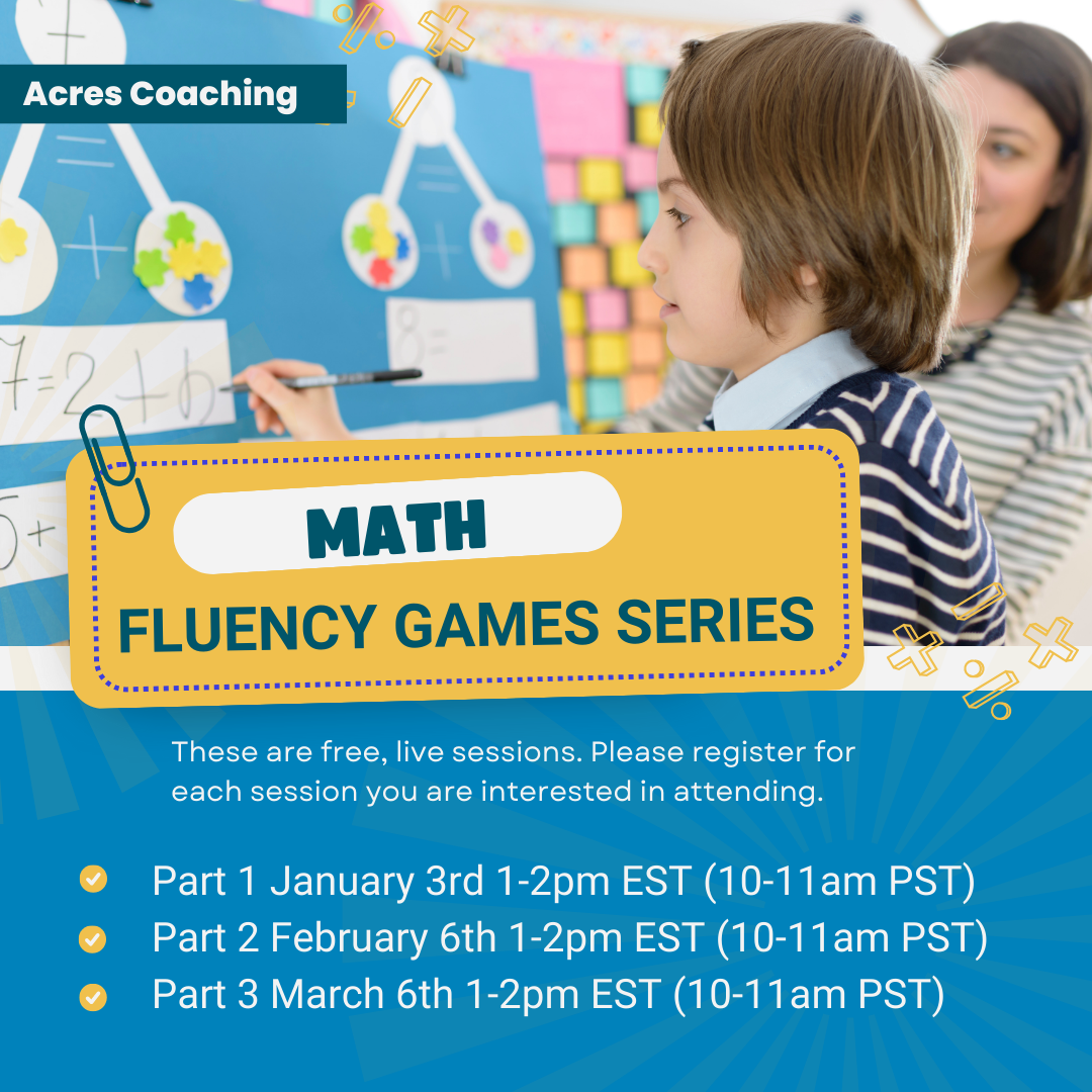 Math Fluency Games Series — Million Girls Moonshot