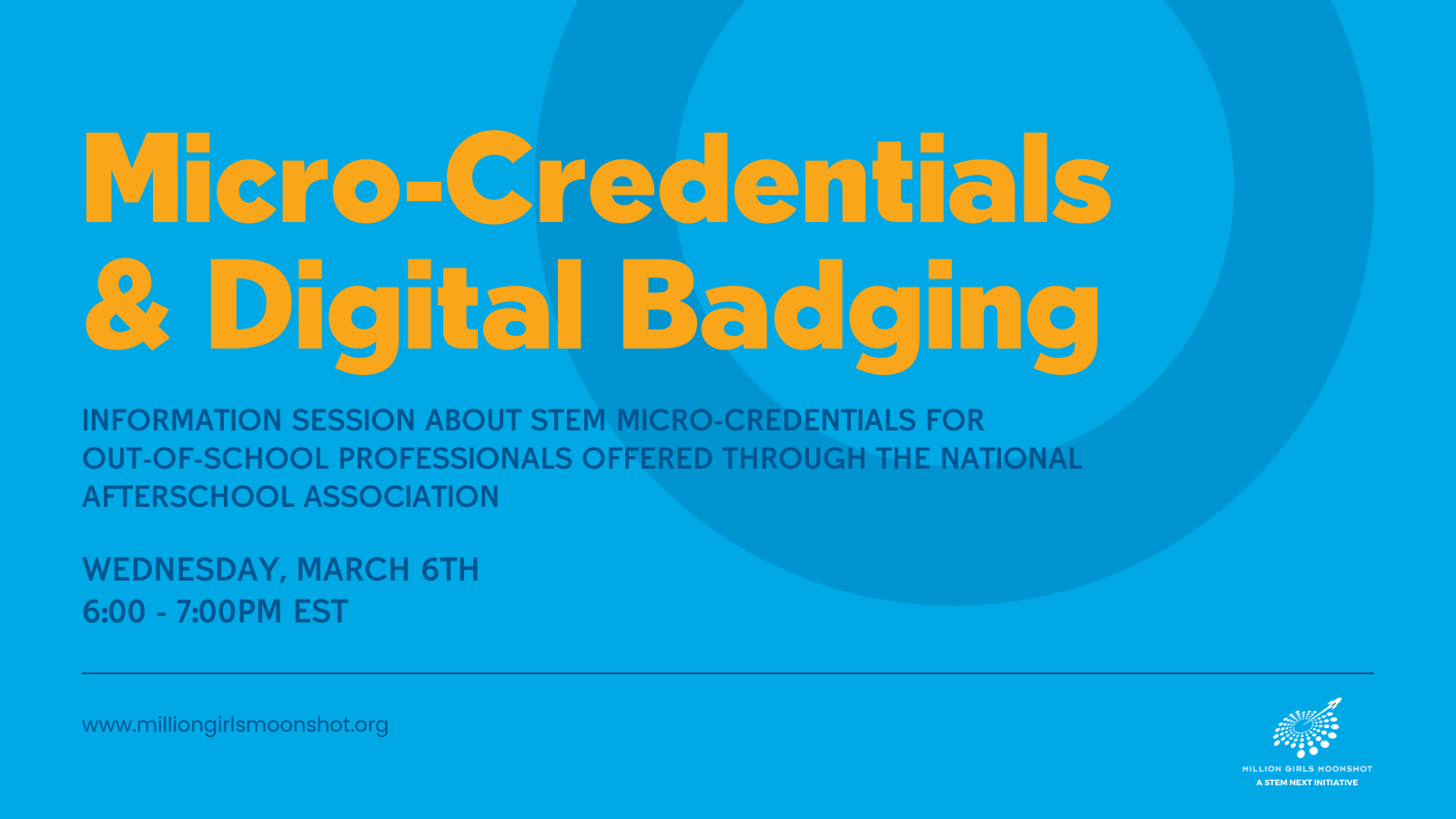 Info Session about Micro-credentials and Digital Badging — Million ...