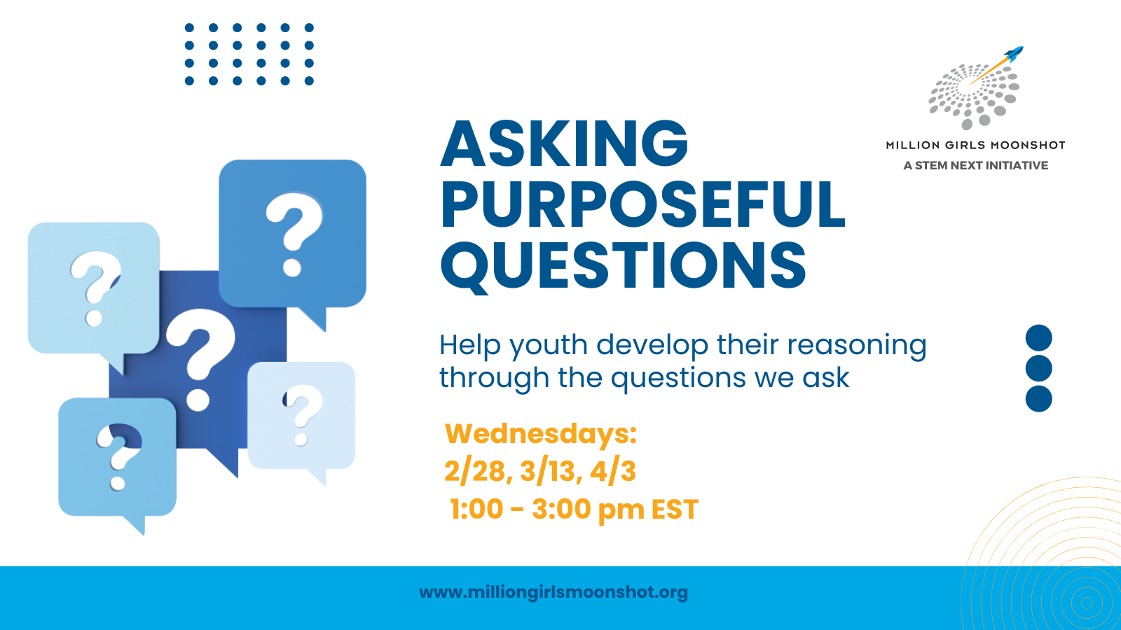 ACRES Coaching: Asking Purposeful Questions — Million Girls Moonshot