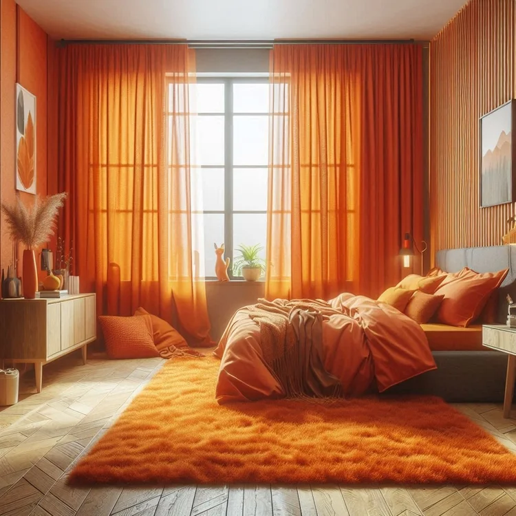 15 Orange Bedroom Ideas for a Vibrant, Cozy Space