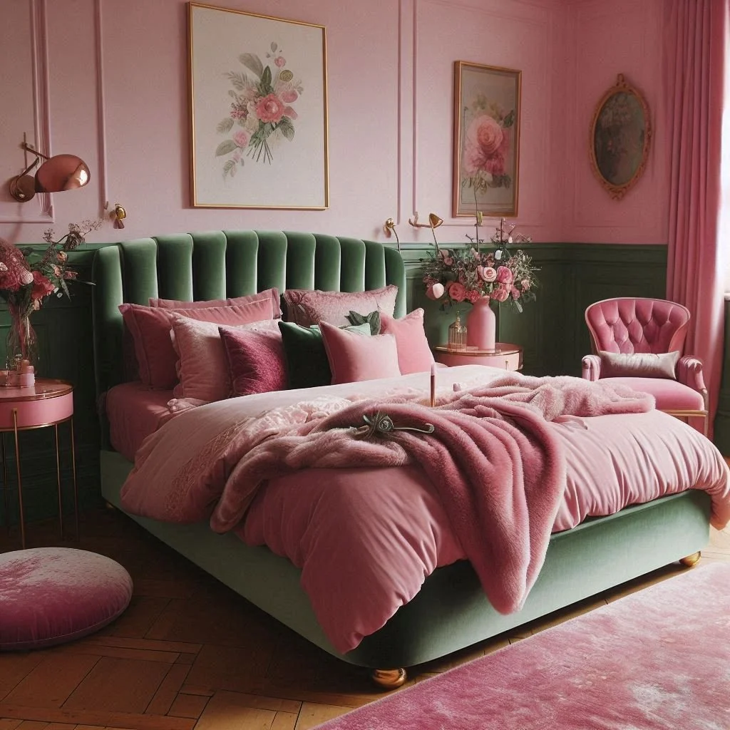 15 Pink and Green Bedroom Ideas for Fresh Style