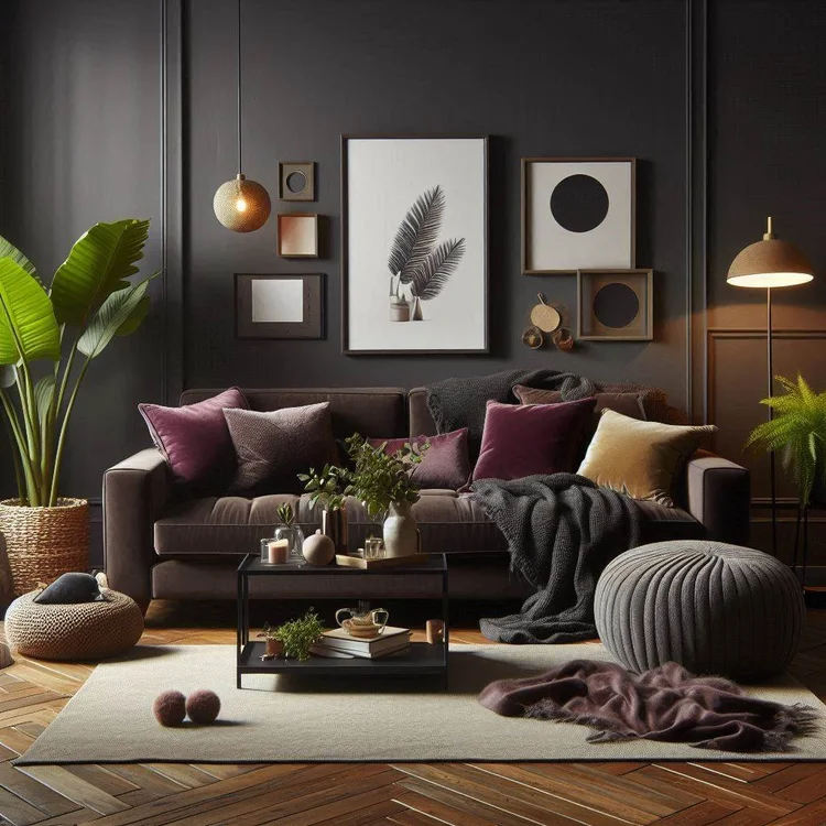 15 Dark Brown Couch Living Room Ideas for Cozy Spaces