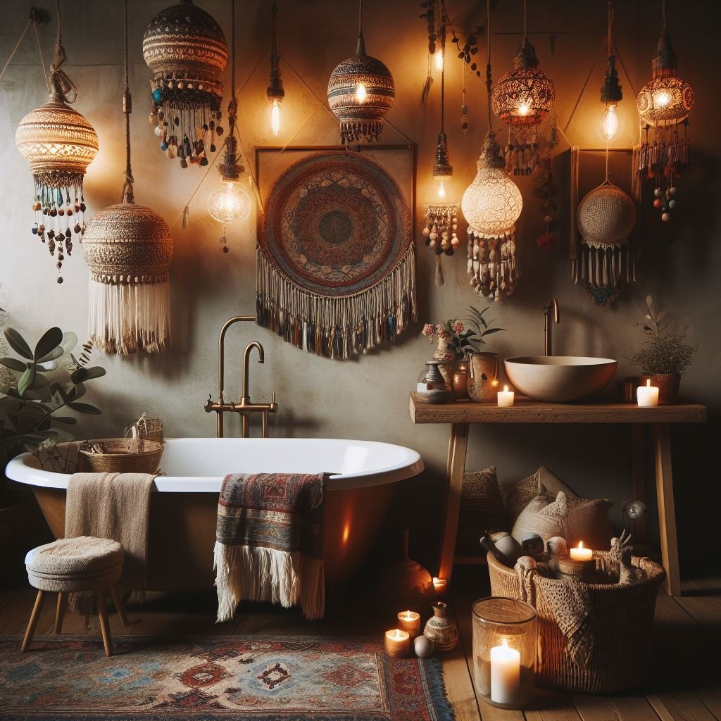 15 Boho Bathroom Decor Ideas for Free-Spirited Style