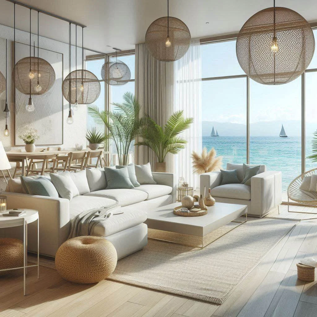 15 Beach Modern Coastal Living Room Ideas