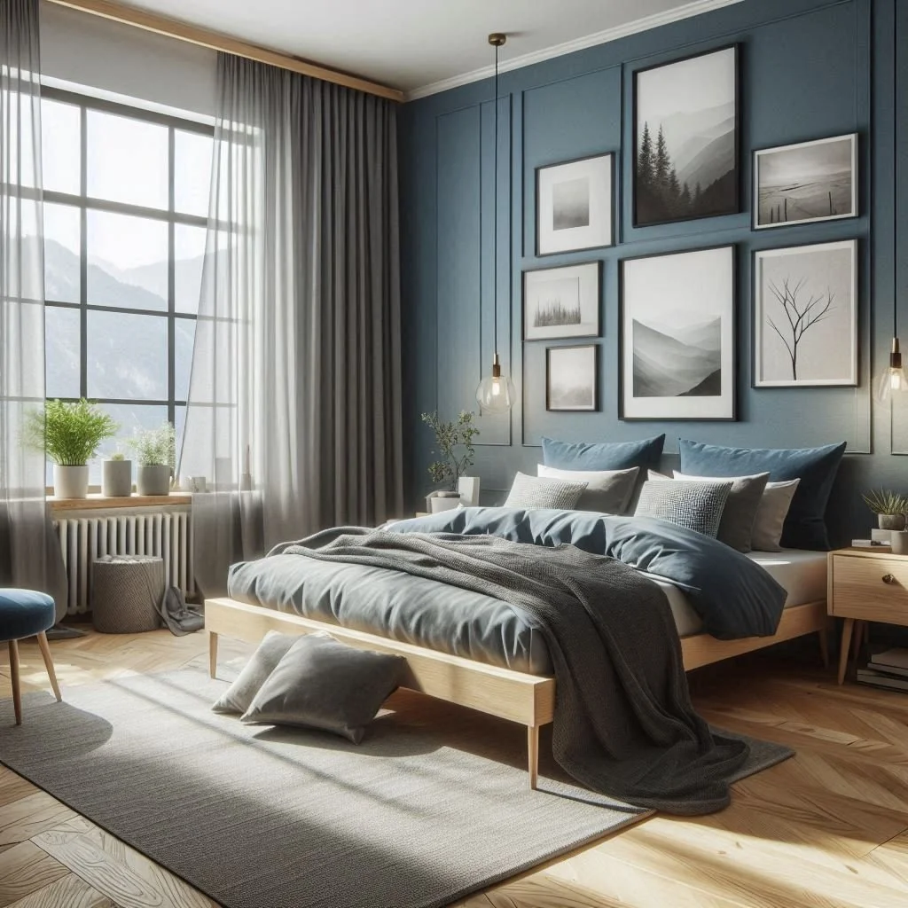 15 Grey and Blue Bedroom Ideas for Modern Comfort