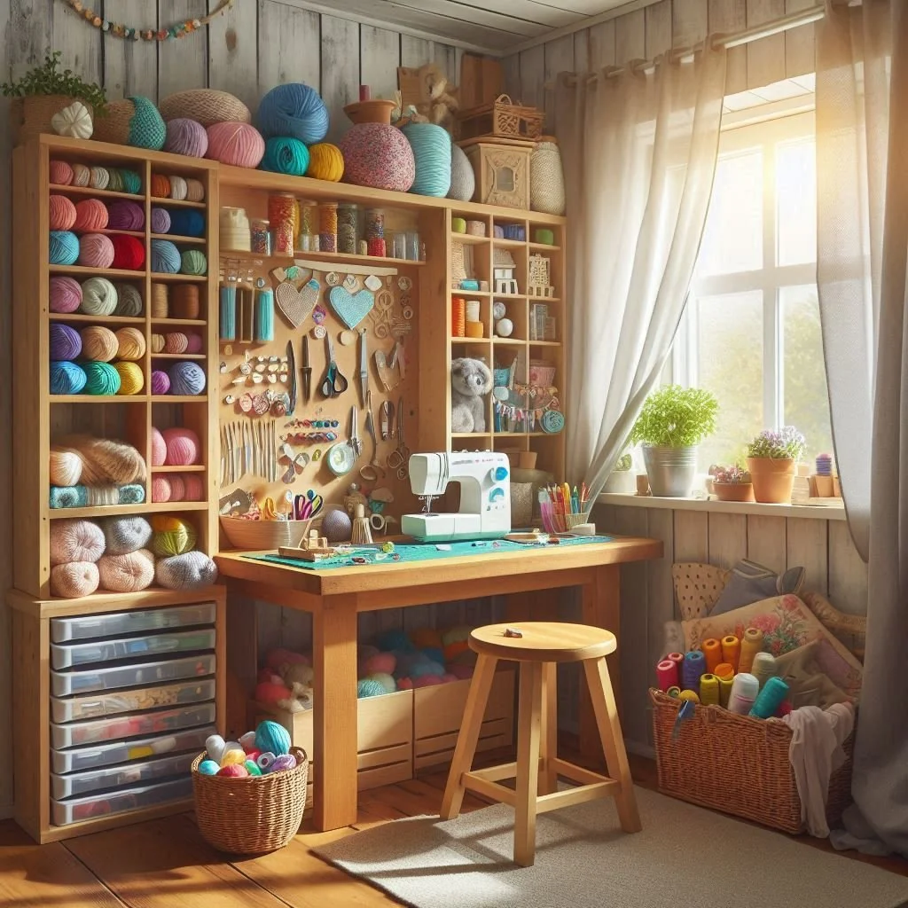 15 Small Craft Room Ideas for Creative Spaces