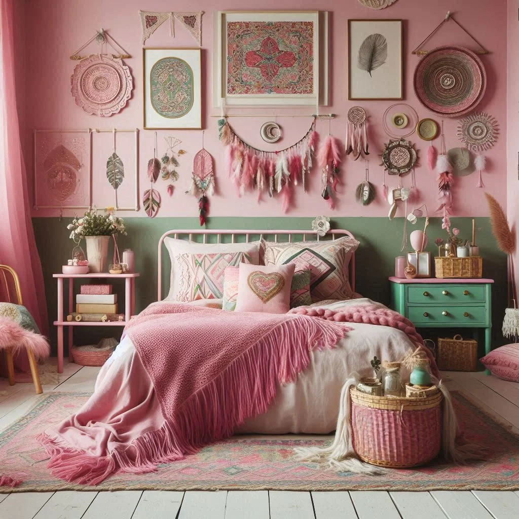 15 Pink and Green Bedroom Ideas for Fresh Style