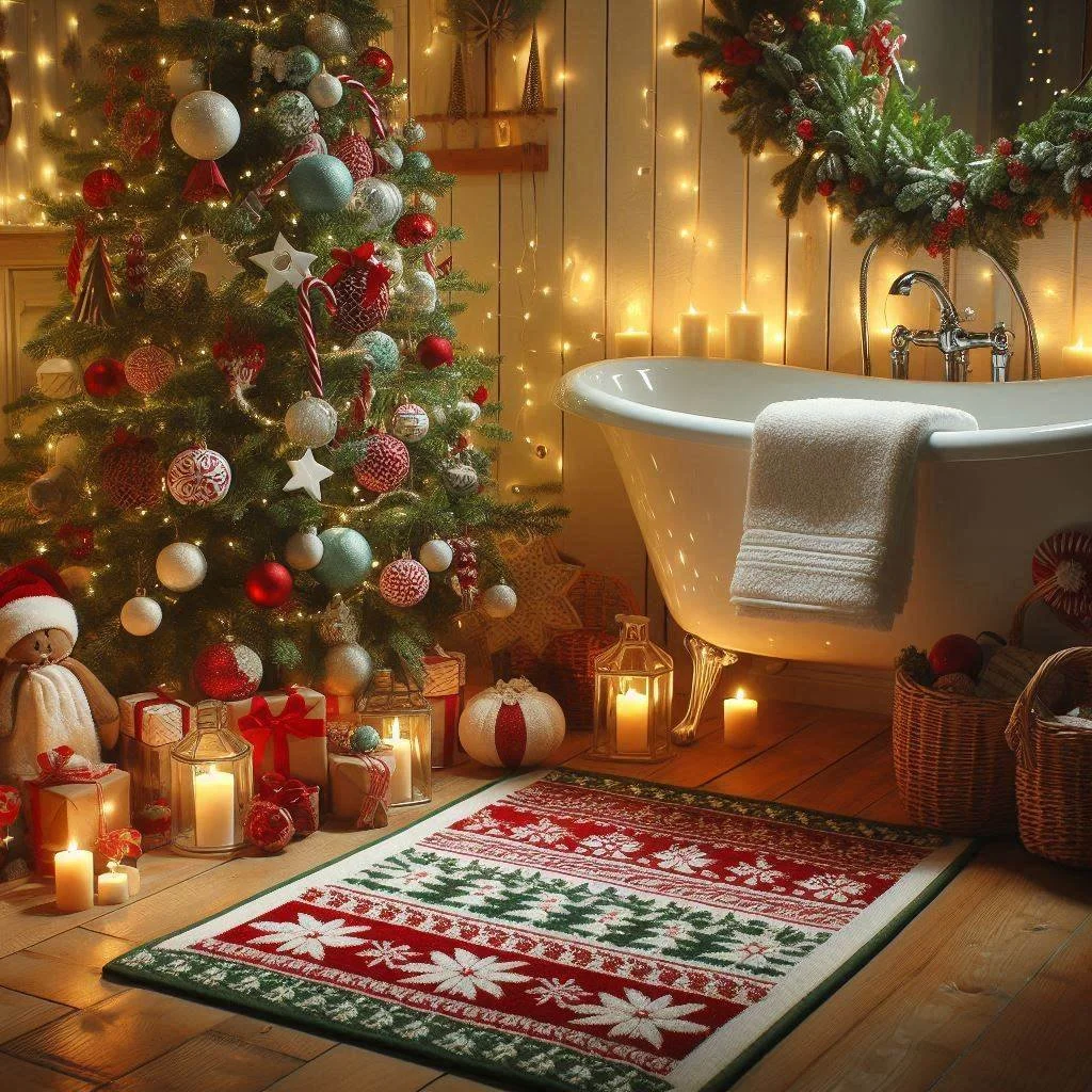 15 Christmas Bathroom Decor Ideas for Festive Cheer