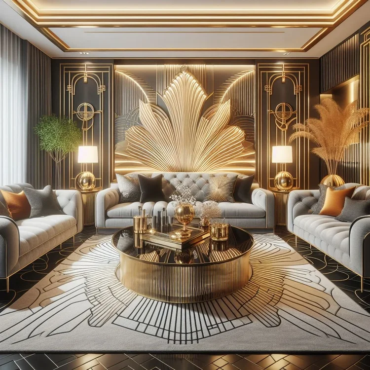 9 Modern Art Deco Lounge Room Ideas for Luxe Living