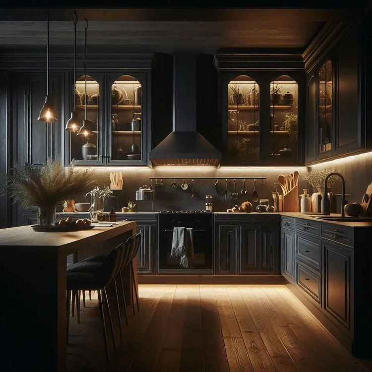 15 Stylish Dark Kitchen Ideas for Modern Homes