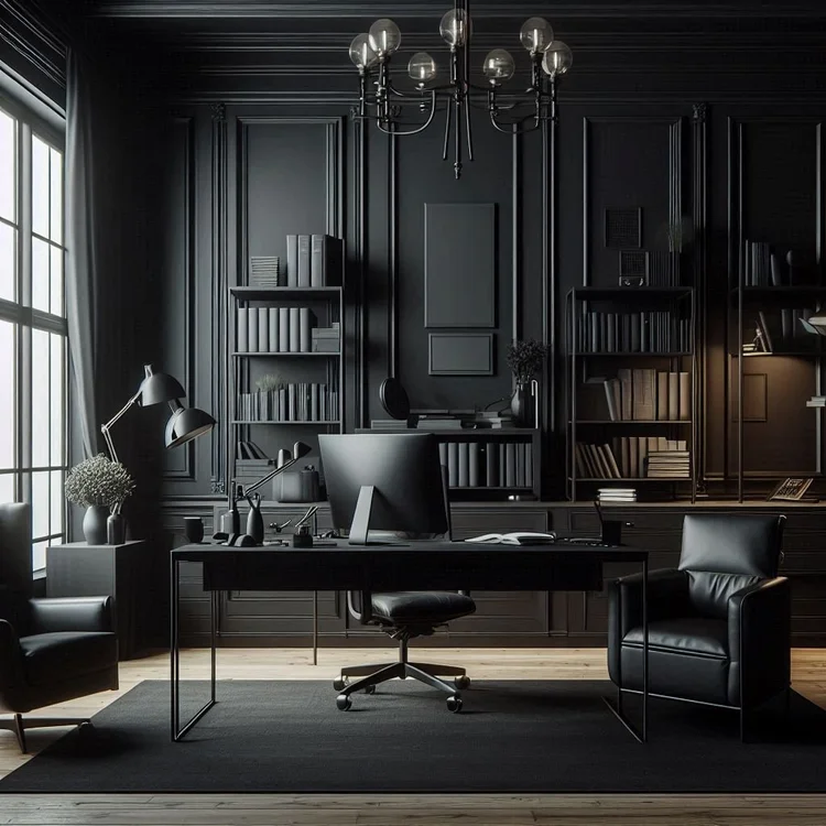 15 Dark Office Ideas for a Bold and Stylish Workspace