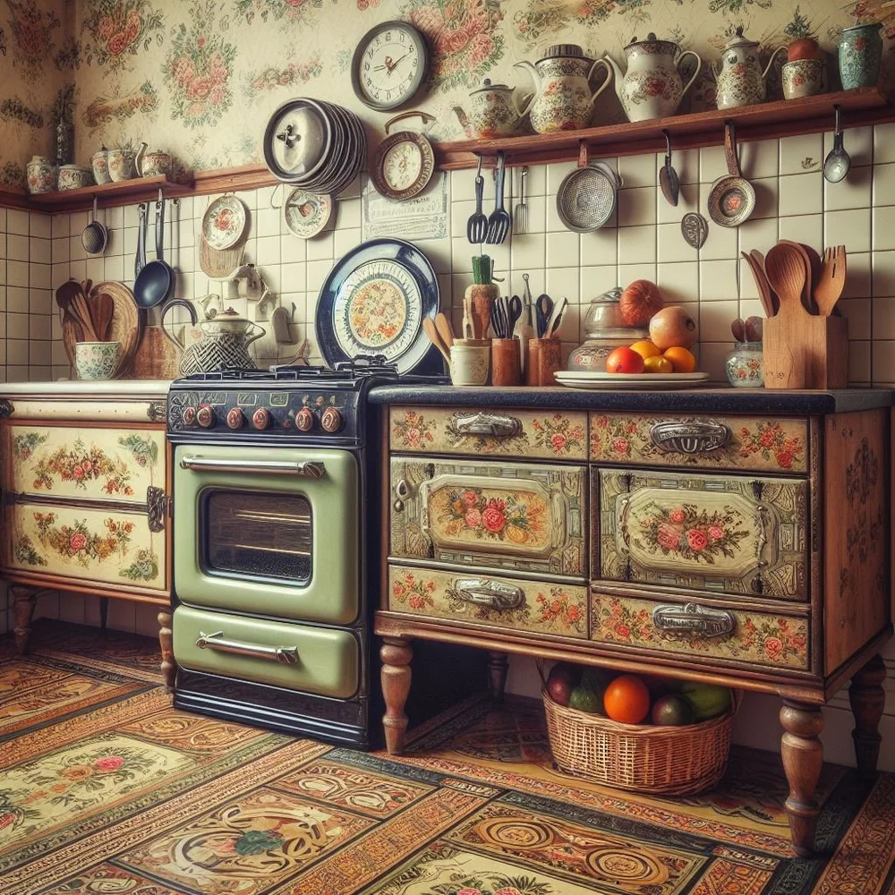 15 Charming Vintage Kitchen Decor Ideas for Retro Flair