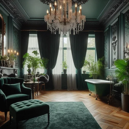 15 Stunning Dark Green Room Decor Ideas