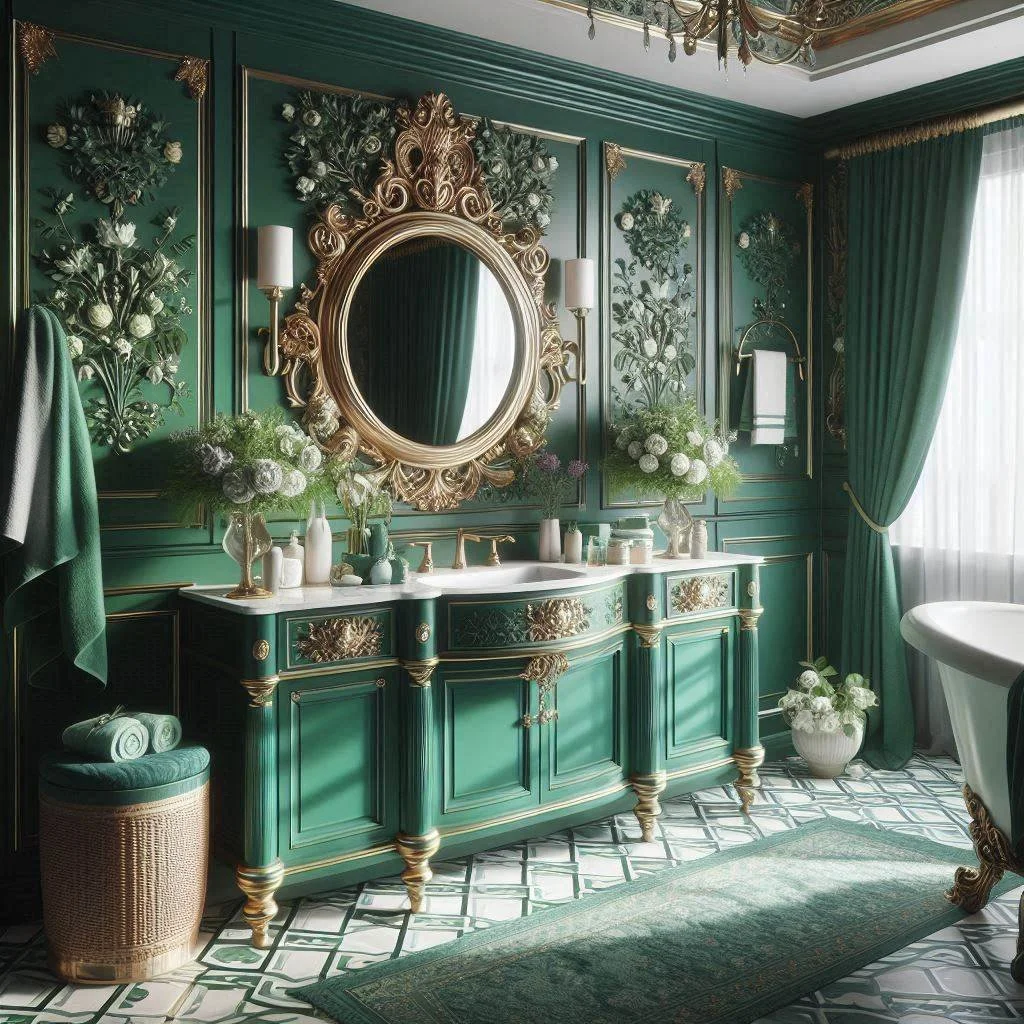 15 Emerald Green Bathroom Ideas for Luxe Elegance