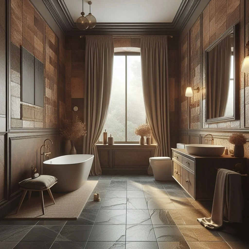 15 Brown Bathroom Ideas for a Warm Escape