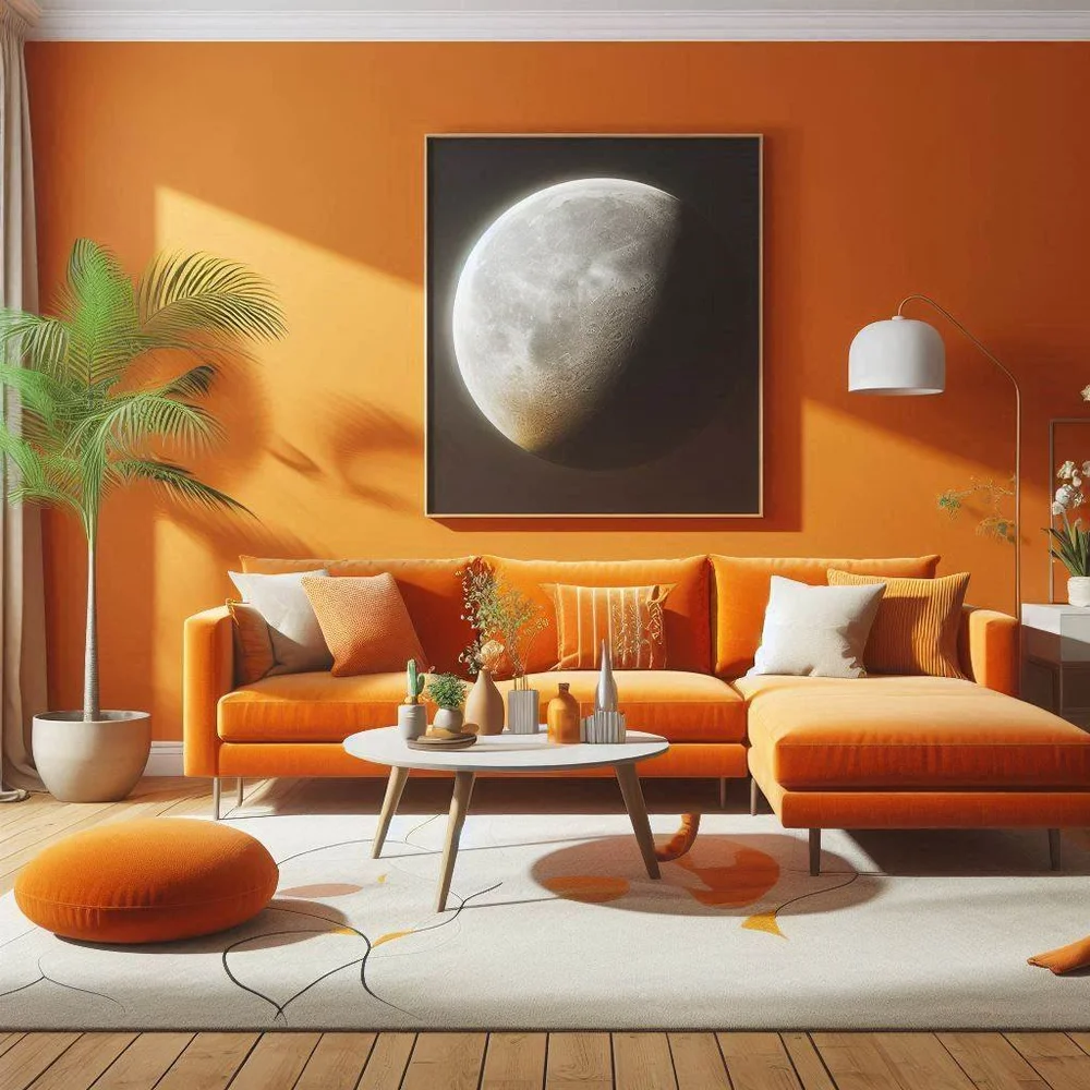 15 Orange Living Room Ideas for a Bold Statement