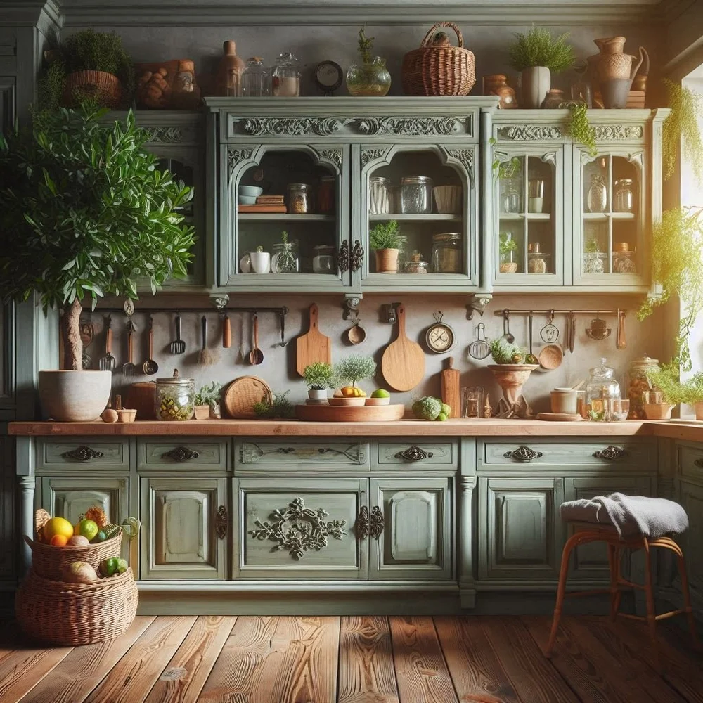 15 Rustic Sage Green Kitchen Cabinets Ideas for a Cozy Feel